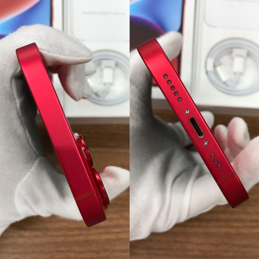 iPhone 14 ★中古Aランク 美品 Apple SIMフリー iPhone14 256GB 5G レッド MPWG3J/A A2881 本体白ロム※商品情報欄必ずご確認ください : ジェ ...