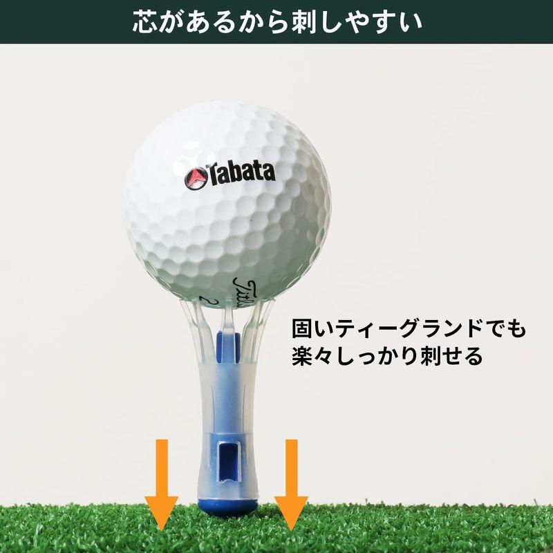 Tabata(タバタ) ゴルフ ティー 段 プラスチックティー 41.5mm 段付き リフトティーソフト ロング 5本入 パールオレンジ G : 20230719174409-01216 ...