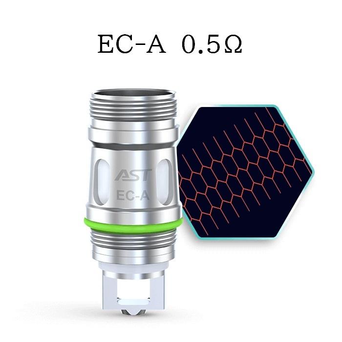 Eleaf EC-A Coil 0.5Ω / 0.3Ω / 0.15Ω コイルヘッド 5個入り イーリーフ MELO4S 電子タバコ ...