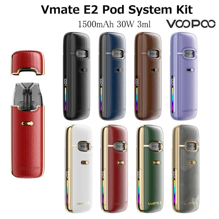 VOOPOO VMATE E2 Pod System Kit キャップ付き 1500mAh 30W 3ml 電子タバコ VAPE : vmatee-e2 : 電子タバコ専門JCTヤフー店 ...