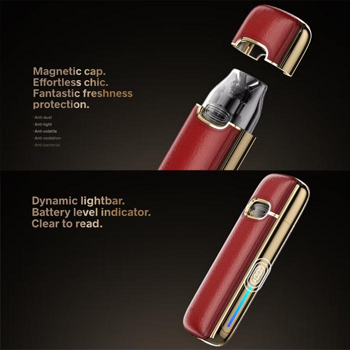 VOOPOO VMATE E2 Pod System Kit キャップ付き 1500mAh 30W 3ml 電子タバコ VAPE ...