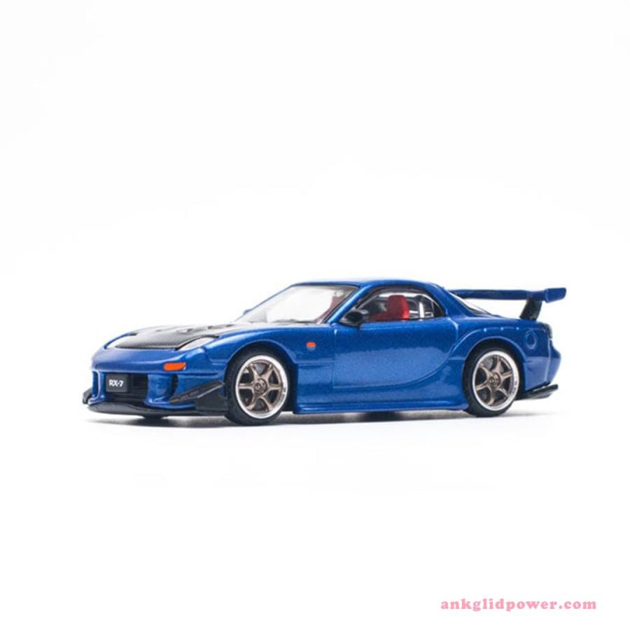 ignition model POP RACE 1/64 MAZDA RX-7 (FD3S) RE-AMEMIYA WIDEBODY METALLIC BLUE : ANKGLIDPower ...