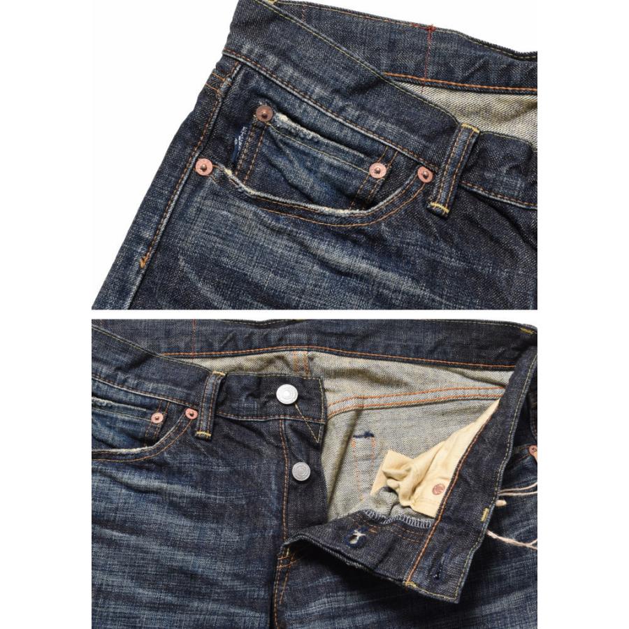 エターナル（ETERNAL） 【再入荷】エターナル ジーンズ ローライズ ストレート デニムパンツ ダークインディゴ 52291-1 ...