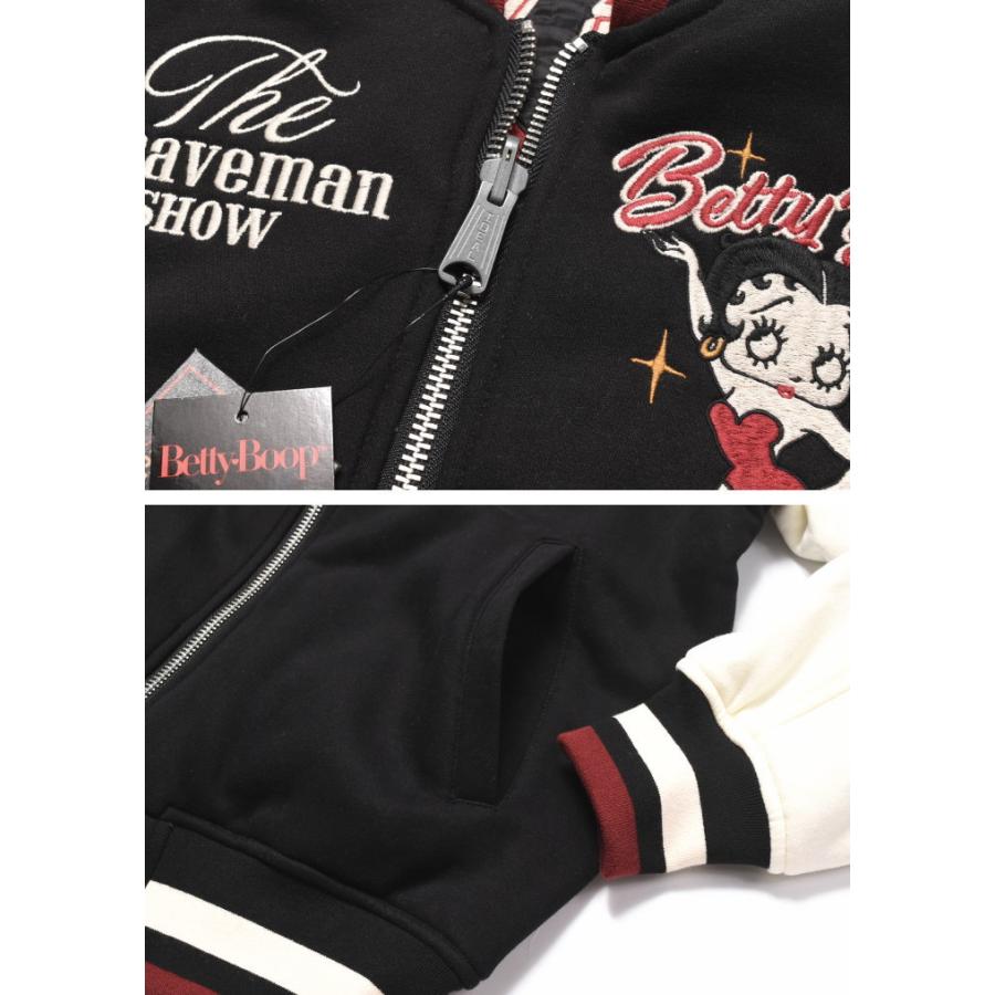 【2024秋冬新作】ブレイブマン × ベティブープ BETTY BOOP コラボ スタジャン ベティー 総刺繍 リバーシブルスタジャン BBB-2462 : bbb-2462 : ジーンズ ...