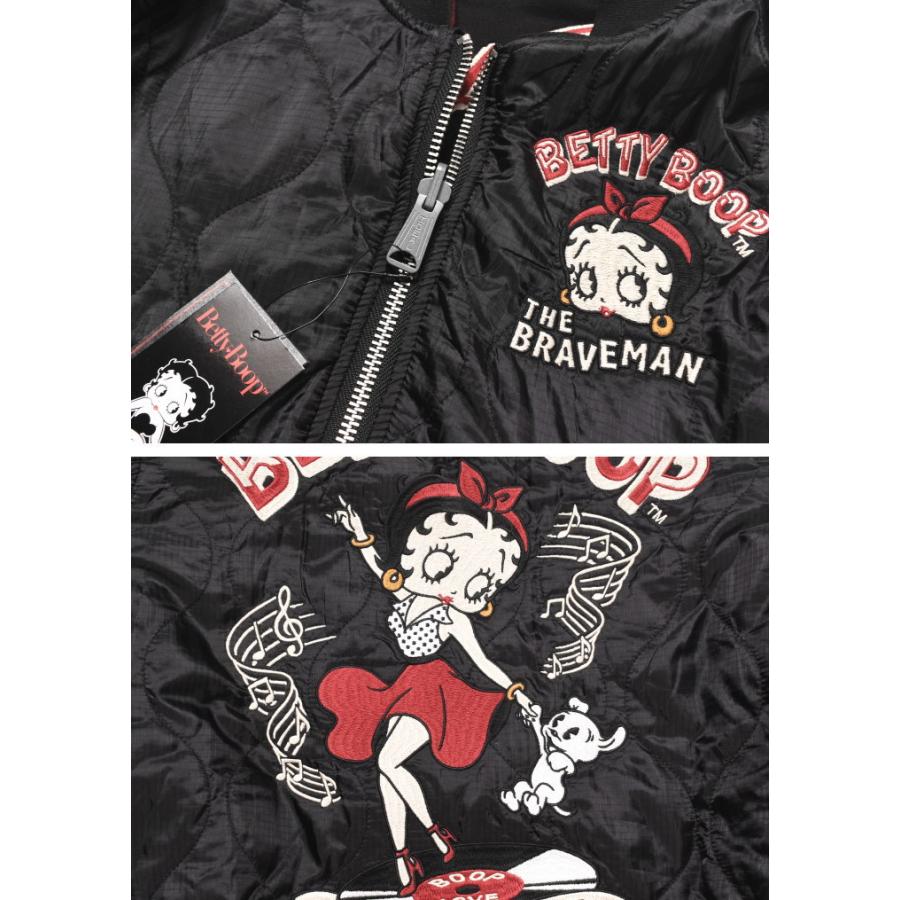 【2024秋冬新作】ブレイブマン × ベティブープ BETTY BOOP コラボ スタジャン ベティー 総刺繍 リバーシブルスタジャン BBB-2462 : bbb-2462 : ジーンズ ...