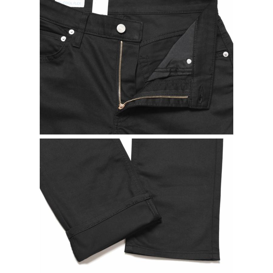 EDWIN エドウィン 【涼】403 COOL FLEX クールフレックス 綿麻ストレッチ レギュラーストレート パンツ ブラック E403CA-375 : ジーンズファースト駒込店 ...