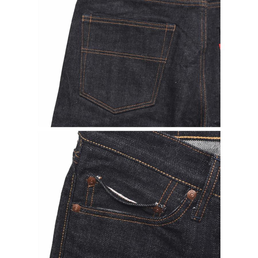 Big John BIG JOHN ビッグジョン 17oz Heavy Gauge Jeans Slim 17オンス ヘビーゲージ セルビッジ ジーンズ スリム ワンウォッシュ M1801 ...