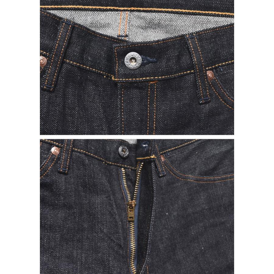Big John BIG JOHN ビッグジョン 17oz Heavy Gauge Jeans Slim 17オンス ヘビーゲージ セルビッジ ジーンズ スリム ワンウォッシュ M1801 ...