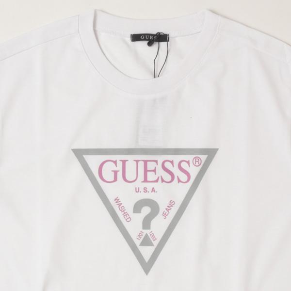 GUESS ゲス GUESS Tシャツ guess-mn2k9406k 定番トライアングル ロゴ : JEANS ネシ - 通販 - Yahoo!ショッピング