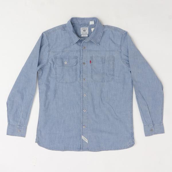 Levi's LEVI'S リーバイス a7224-00 ワークシャツ トップス シャツ メンズ 長袖 デニム ロングスリーブ : JEANS ...