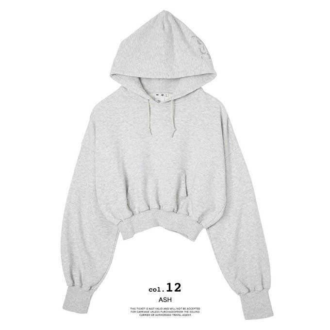 X-girl（エックスガール） EMBROIDERED MILLS LOGO COMPACT SWEAT