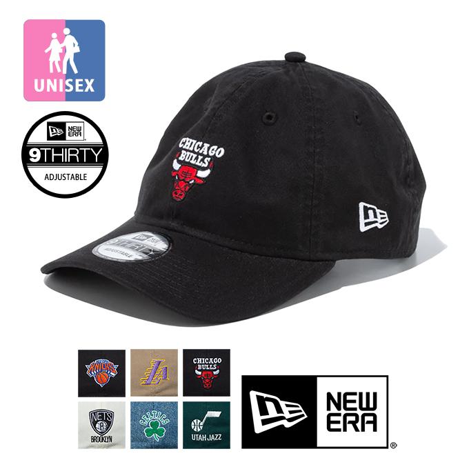 NEW ERA ニューエラ 9THIRTY NBA Washed Cotton ミニロゴ キャップ 135159/135160 ...