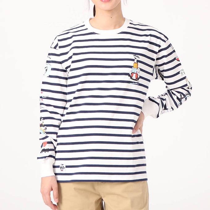 CHUMS チャムス Oversized Utah Tours L/S T-Shirt オーバーサイズドユタツアーロングスリーブTシャツ ...