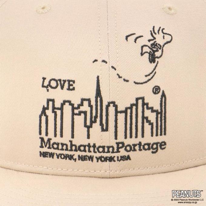 Manhattan Portage マンハッタンポーテージ Peanuts Flat Visor Cap ピーナッツ フラット バイザー ...
