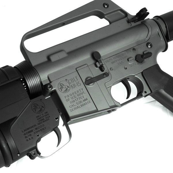 電子トリガー搭載 E&C 704E COLT Commando XM177E2 with M203 グレネードランチャー 電動ガン AEG : ジーリーストア - 通販 - Yahoo!ショッピング