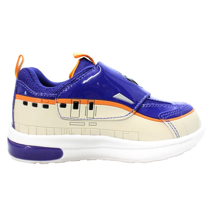 プラレール PLARAIL E8系つばさ 光るスニーカー 新幹線 電車 光る靴 フラッシュ シューズ LED スニーカー 運動靴 シューズ ...