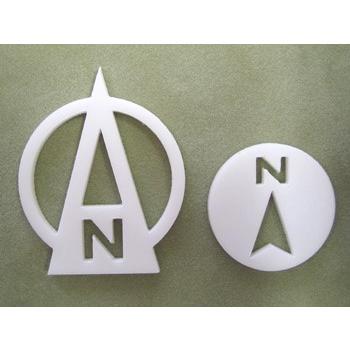 NorthMark 北マーク(2個入） プラストラクト 模型材料 模型部品 : JEMAジェマ ヤフー店 - 通販 - Yahoo!ショッピング