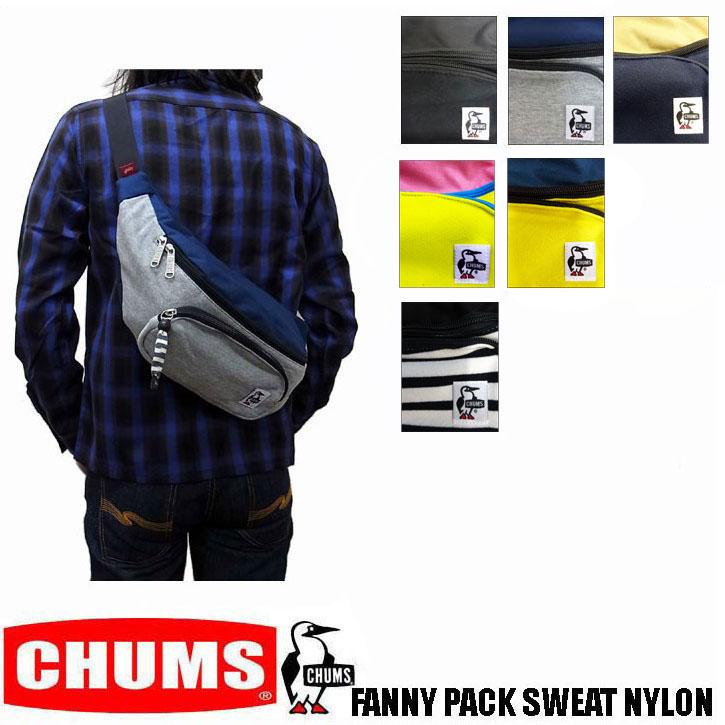 CHUMS FANNY PACK SWEAT NYLON チャムス ボディーバッグ CH60-2677 : JERRYS STORE - 通販 ...