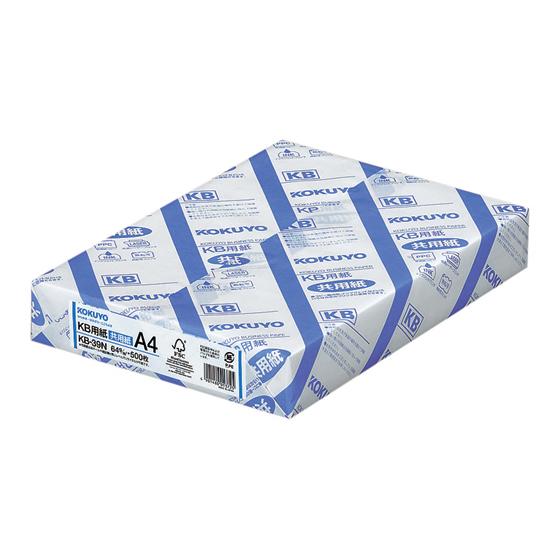 KOKUYO コクヨ KB用紙(共用紙) 64g A4 500枚 KB-39N : JetPrice - 通販 - Yahoo!ショッピング
