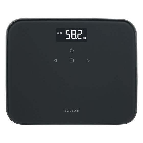 【お取り寄せ】エレコム 体重計 自動認識 コンパクト チャコールブラック HCS-S02BK : JetPrice - 通販 - Yahoo!ショッピング