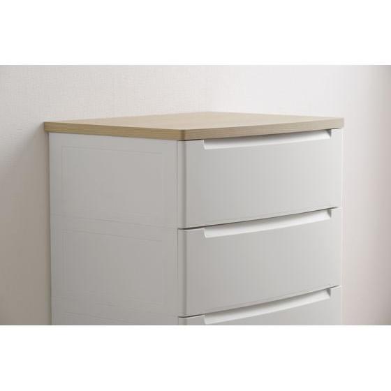 IRIS OHYAMA アイリスオーヤマ ウッドトップノックダウンチェスト ホワイト KDMG-565WT : JetPrice - 通販 - Yahoo!ショッピング