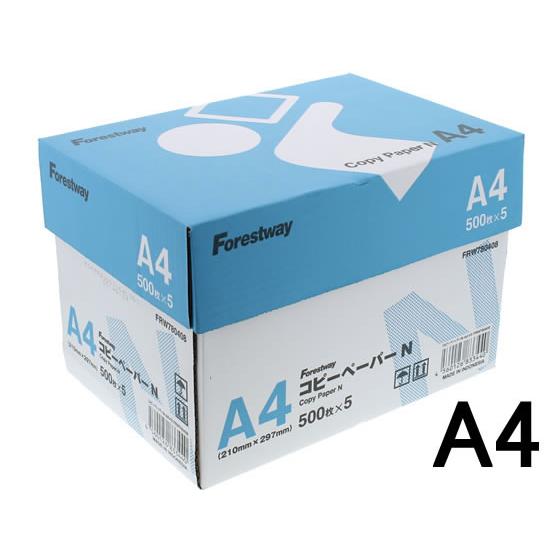 コピー用紙N A4 2500枚 (500枚×5冊) Forestway : JetPrice - 通販 - Yahoo!ショッピング