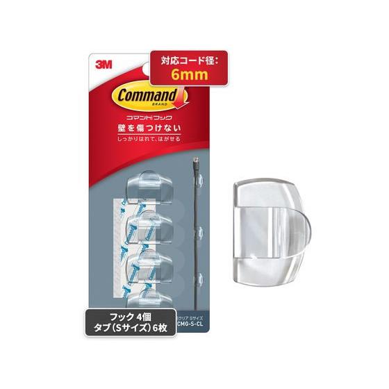 3M コマンドフック コード用 クリア Sサイズ CMG-S-CL : JetPrice - 通販 - Yahoo!ショッピング