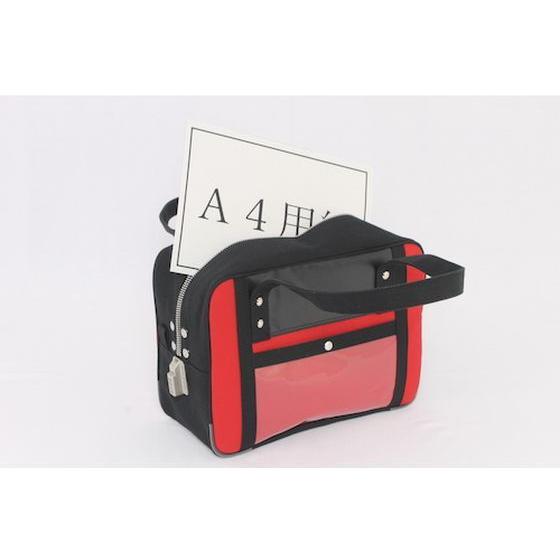 SANEI 帆布メール用ボストン(L)SED-1錠付 紺 BTL-SED-03