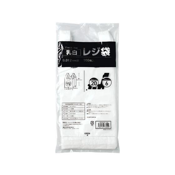 Forestway レジ袋 乳白 6号 100枚 : JetPrice - 通販 - Yahoo!ショッピング
