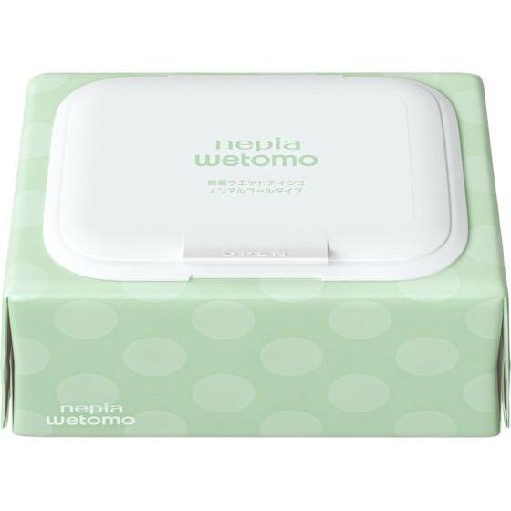 王子ネピア ネピア wetomo 除菌ウエットティシュ ノンアルコールタイプ50枚 : b905gy : JetPrice - 通販 - Yahoo!ショッピング