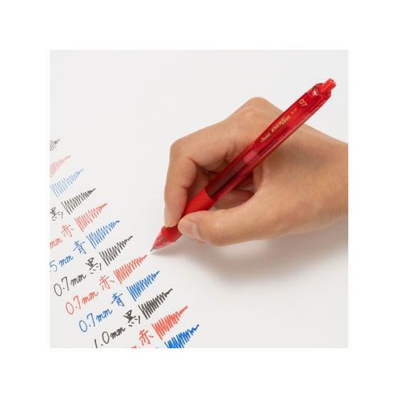 ぺんてる エナージェルエス 0.7mm 赤 BL127-B : JetPrice - 通販 - Yahoo!ショッピング