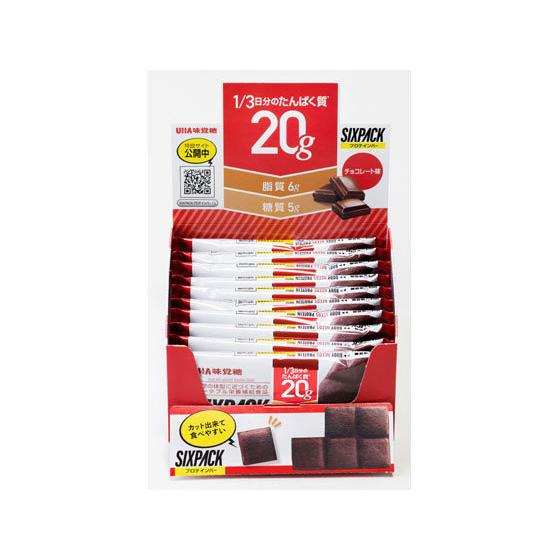 UHA味覚糖 SIXPACK プロテインバー チョコレート味(低脂質) 10個 :BP1363:JetPrice - 通販 - Yahoo ...