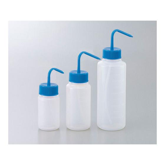 【お取り寄せ】アズワン 洗浄瓶カラフルバリエ広口 ブルー 500mL 洗浄瓶 スプレー類 プッシュボトル 樹脂容器 計量器 研究用 ...