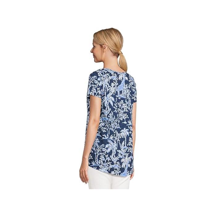 (取寄) リリー ピュリッツァー レディース エッタ スクープ ネック Lilly Pulitzer women Etta Scoop Neck Low Tide Navy Tall Tales Lilly Pulitzer P最大17倍1/1限定 (取寄) リリー ピュリッツァー