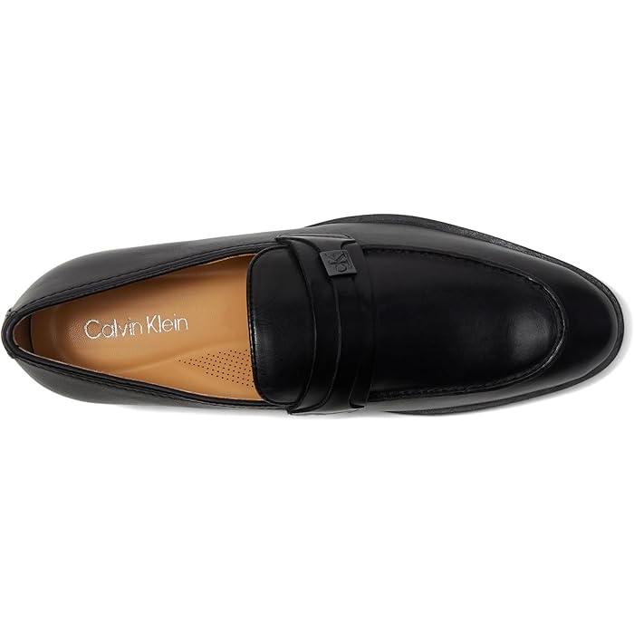 (取寄) カルバンクライン メンズ    men Obexx Black Leather Calvin Klein（カルバン・クライン） (取寄) メンズ Calvin Klein men