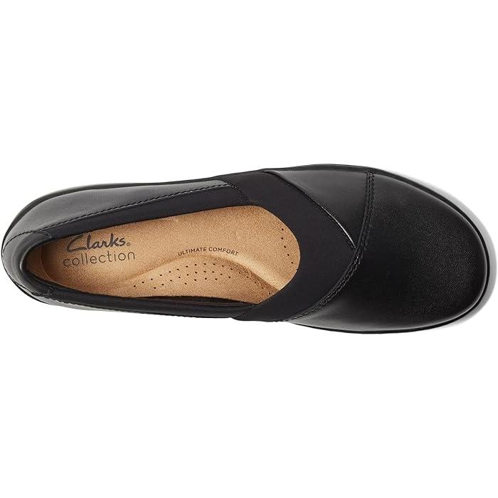 (取寄) クラークス レディース コラ チャーム Clarks women Clarks Cora Charm Black Leather Clarks（クラークス） (取寄) シューズ レディース コラ チャーム