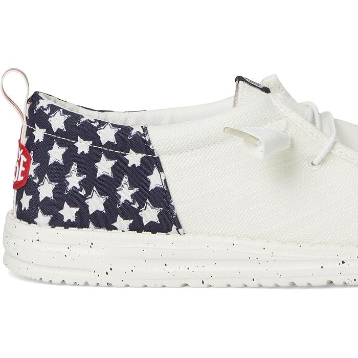 (取寄) ヘイ デュード メンズ ウォーリー ファンク アメリカーナ スターズ Hey Dude men Wally Funk Americana Stars White/Navy Blazer P最大17倍1/1限定 (取寄) ヘイ デュード メンズ ウォーリー ファンク