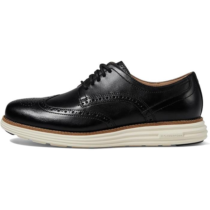 (取寄) コールハーン メンズ オリジナル グランド リマスタード ウイング ティップ Cole Haan men Cole Haan Original Grand Remastered Wing Tip Black/Ivory COLE HAAN（コールハーン） (取寄) メンズ オリジナル グランド リ
