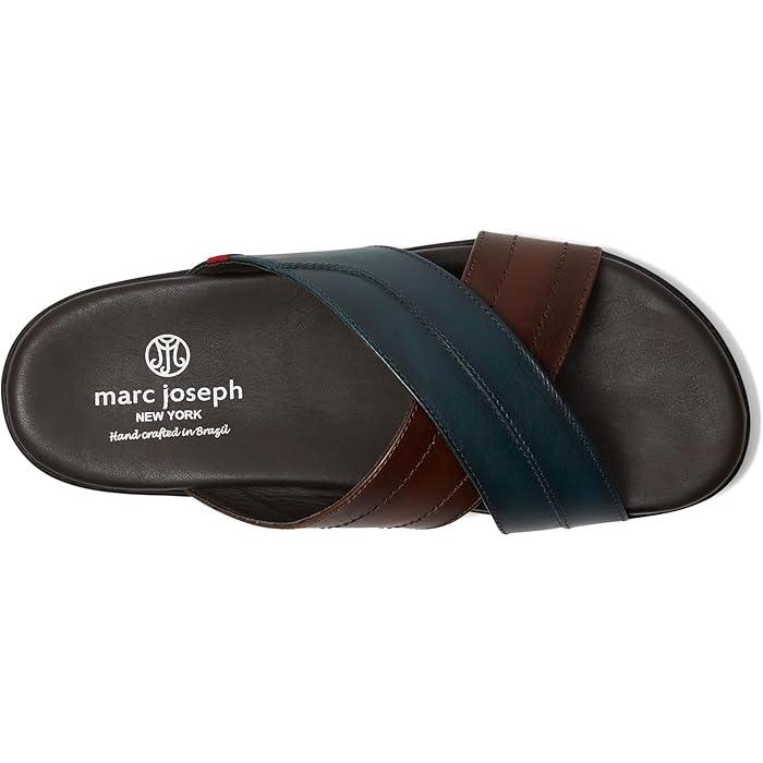 (取寄) マークジョセフニューヨーク メンズ ブーン アベ Marc Joseph New York men Boone Ave Navy & Brown P最大17倍1/1限定 (取寄) マークジョセフニューヨーク メンズ ブーン