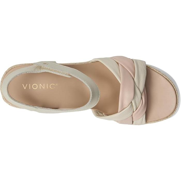 (取寄) バイオニック レディース サラトガ エスパドリーユ サンダル VIONIC women Saratoga Espadrille Sandals Cream/Cameo Rose vionic（バイオニック） P最大17倍1/1限定 (取寄) レディース サラトガ
