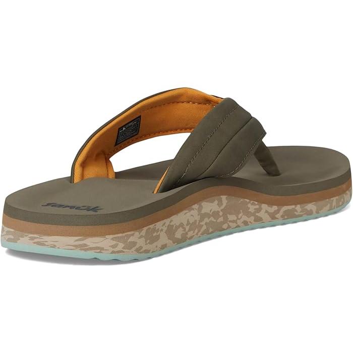 sanuk (取寄) サヌーク メンズ Sanuk men Tiderush Olive : ジェット