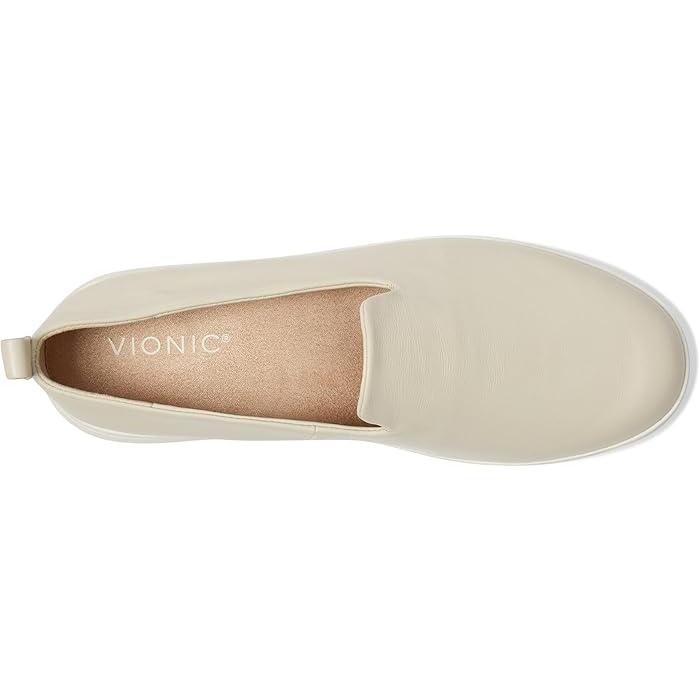(取寄) バイオニック レディース ウイルエー リ VIONIC women Willa II Cream Tumbled Leather vionic（バイオニック） P最大17倍1/1限定 (取寄) スニーカー