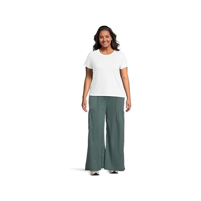 (取寄) XCVI レディース ウィロー ワイド-レッグ パンツ XCVI women Willow Wide-Leg Pants Ocean Storm 取寄) XCVI レディース ウィロー ワイド-レッグ パンツ women Willow