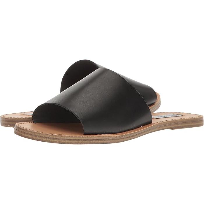 (取寄) スティーブマデン レディース グレース スライド サンダル Steve Madden women  Grace Slide Sandal Cognac Leather STEVE MADDEN（スティーブ・マデン） P最大17倍1/1限定 (取寄