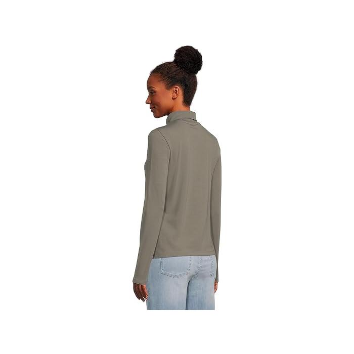 (取寄) パクト レディース ラグゼ ストレッチ ジャージ スリム タートルネック PACT women Luxe Stretch Jersey Slim Turtleneck Castor Grey PACT（パクト） P最大17倍1/1限定 (取寄) レディース ラグゼ