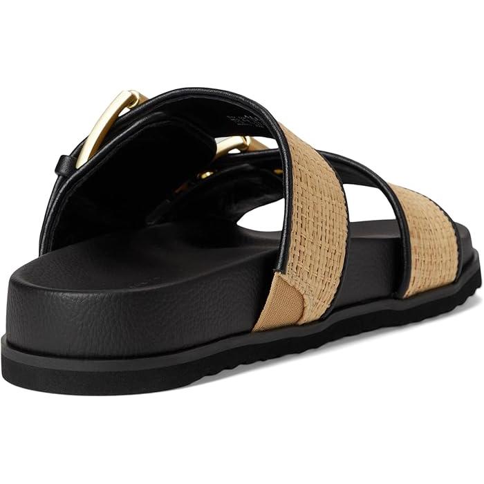 (取寄) オールセインツ レディース シアン ラフィア サンダル AllSaints women Sian Raffia Sandals Natural/Black ALLSAINTS（オールセインツ） (取寄) レディース シアン ラフィア