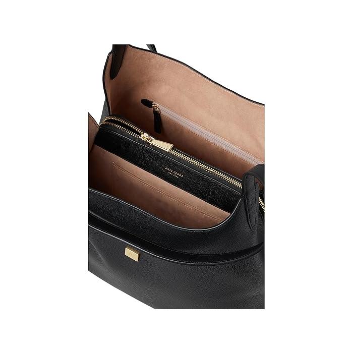 (取寄) ケイトスペード レディース デコ ペブルド レザー ラージ ショルダー バッグ Kate Spade New York women Kate Spade New York Deco Pebbled Leather Large Shoulder Bag Black kate spade NEW YORK（ケイト・スペード ニューヨーク） (取寄) ケイト