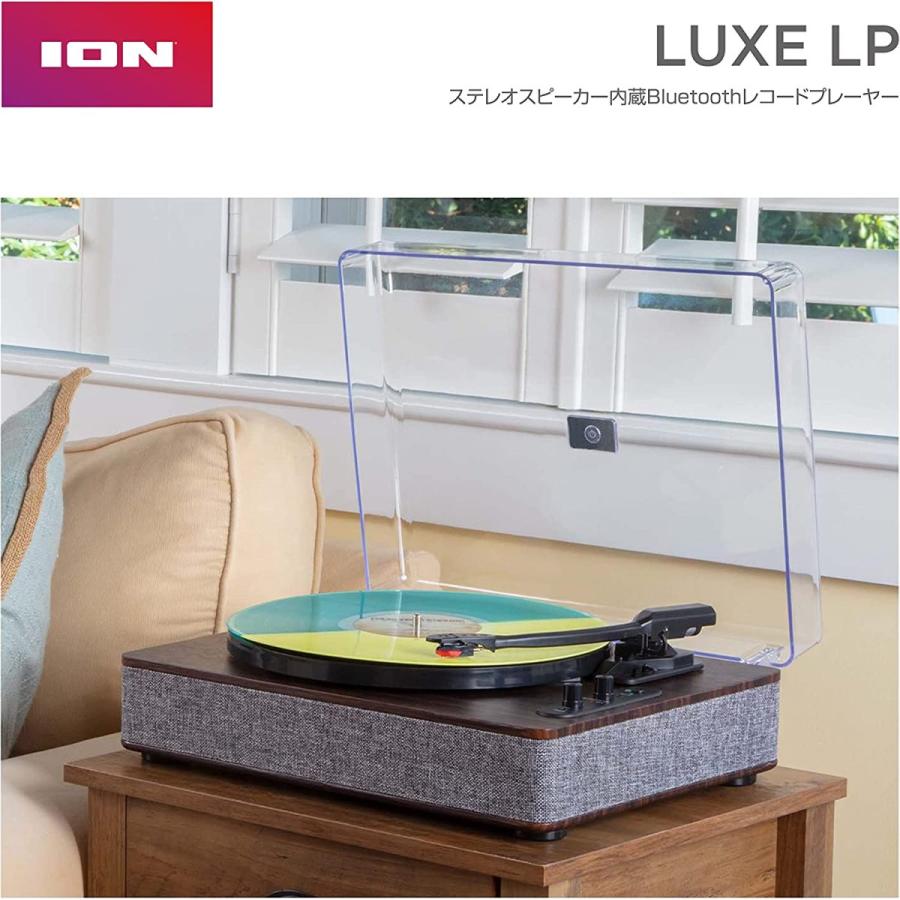 ION AUDIO LUXE LP BLUETOOTH対応 ステレオスピーカー内蔵ターンテーブル : JEUGIA Basic.Yahoo!ショップ - 通販 - Yahoo!ショッピング