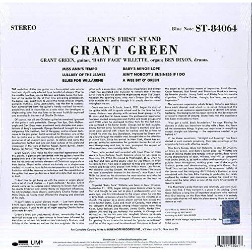 グラント・グリーン / グランツ・ファースト・スタンド : JEUGIA Basic.Yahoo!ショップ - 通販 - Yahoo!ショッピング