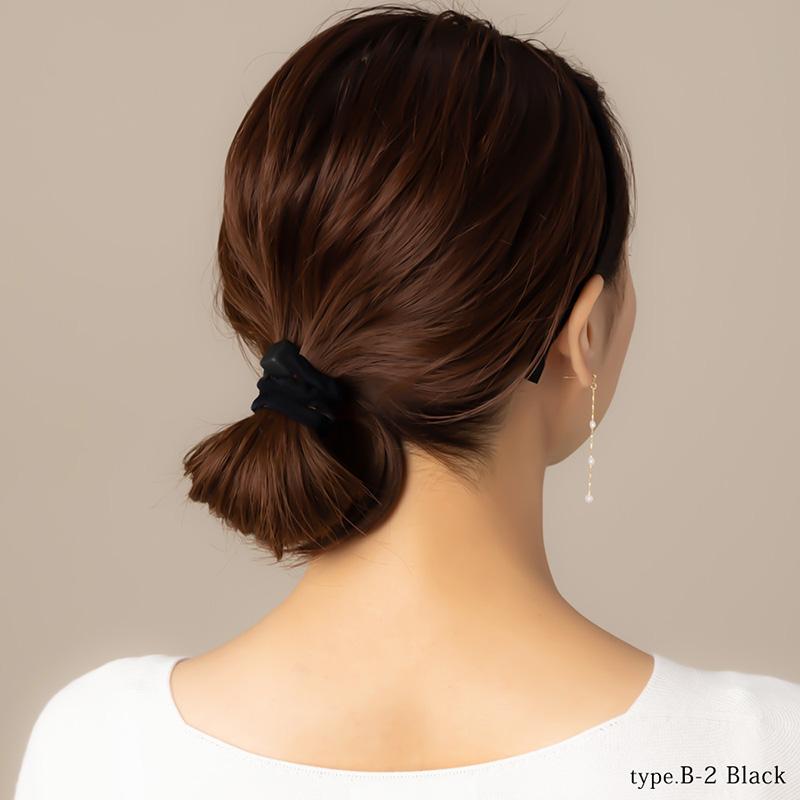 Jewel VOX ヘアゴム ヘアアクセサリー 大人っぽい 黒 単品 1個 Jewel VOX ヘアゴム ヘアアクセサリー 大人っぽい 黒 単品 1個